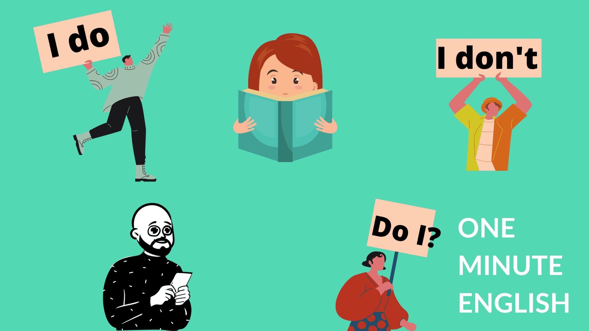 Present Simple Tense(Rules and Examples) - One Minute English